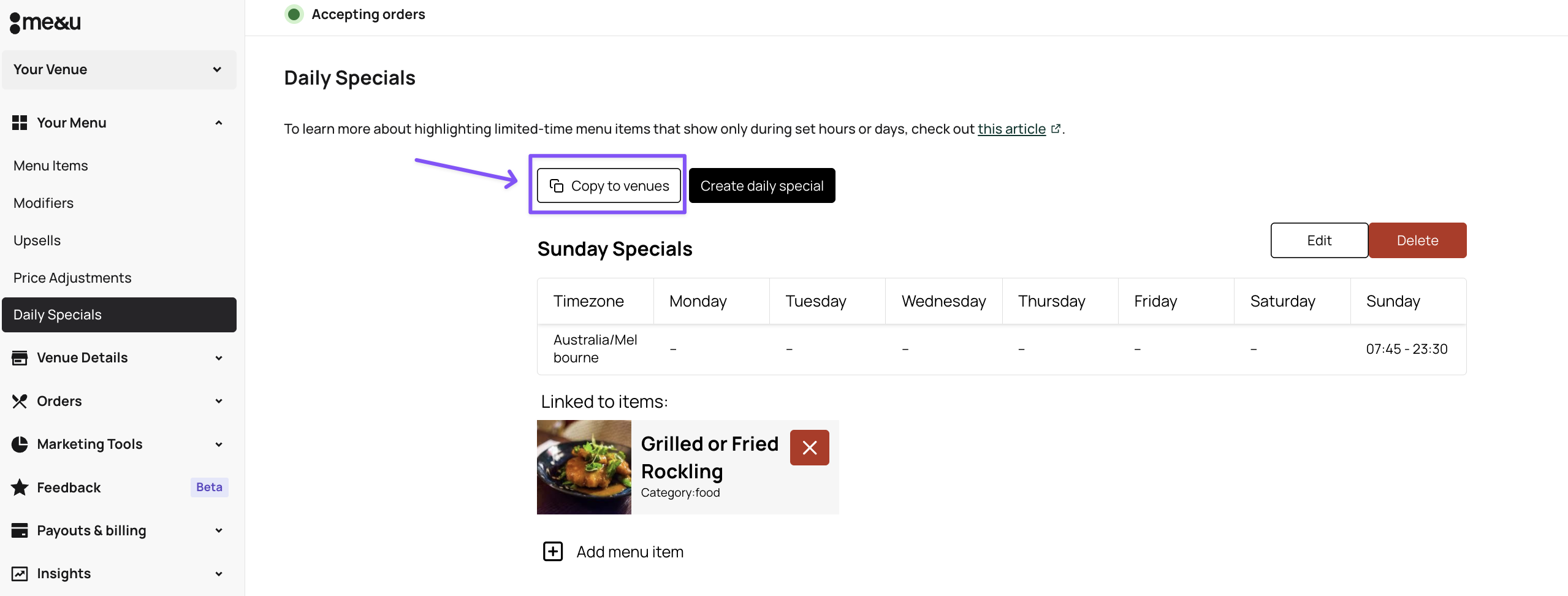 Bulk menu editing: How to copy categories, upsells, price adjustments ...