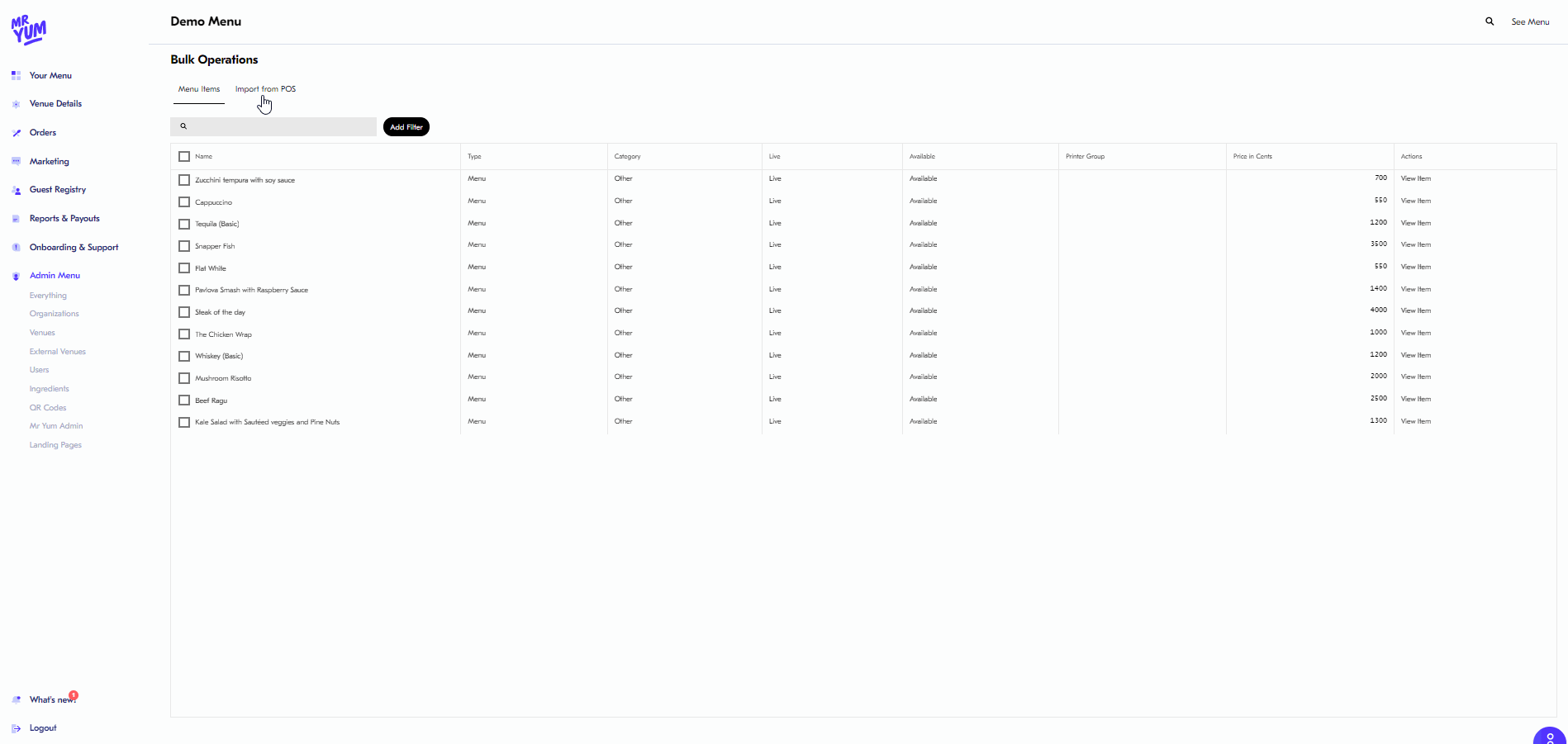 Tevalis - How to add new menu items – me&u