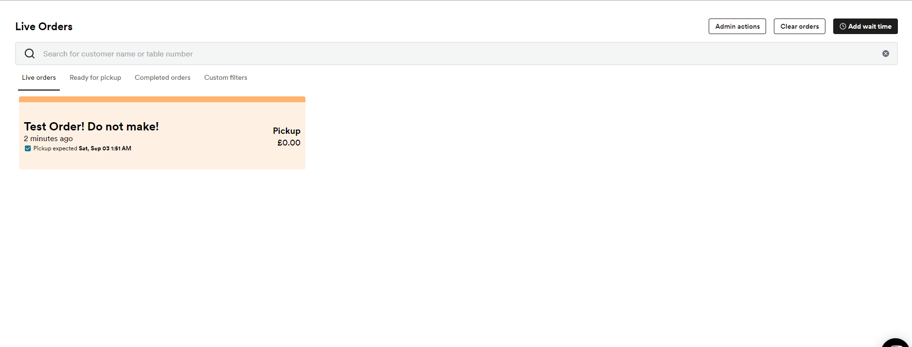 SMS Notifications for Order Status – me&u