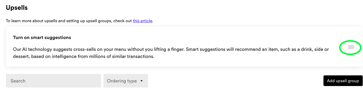 What is the smart suggestions feature? – me&u
