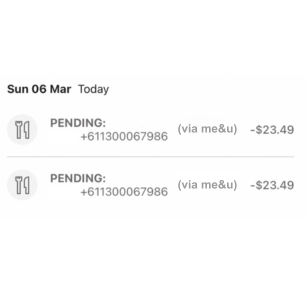 Why am I seeing duplicate/double pending charges in my bank account? – me&u